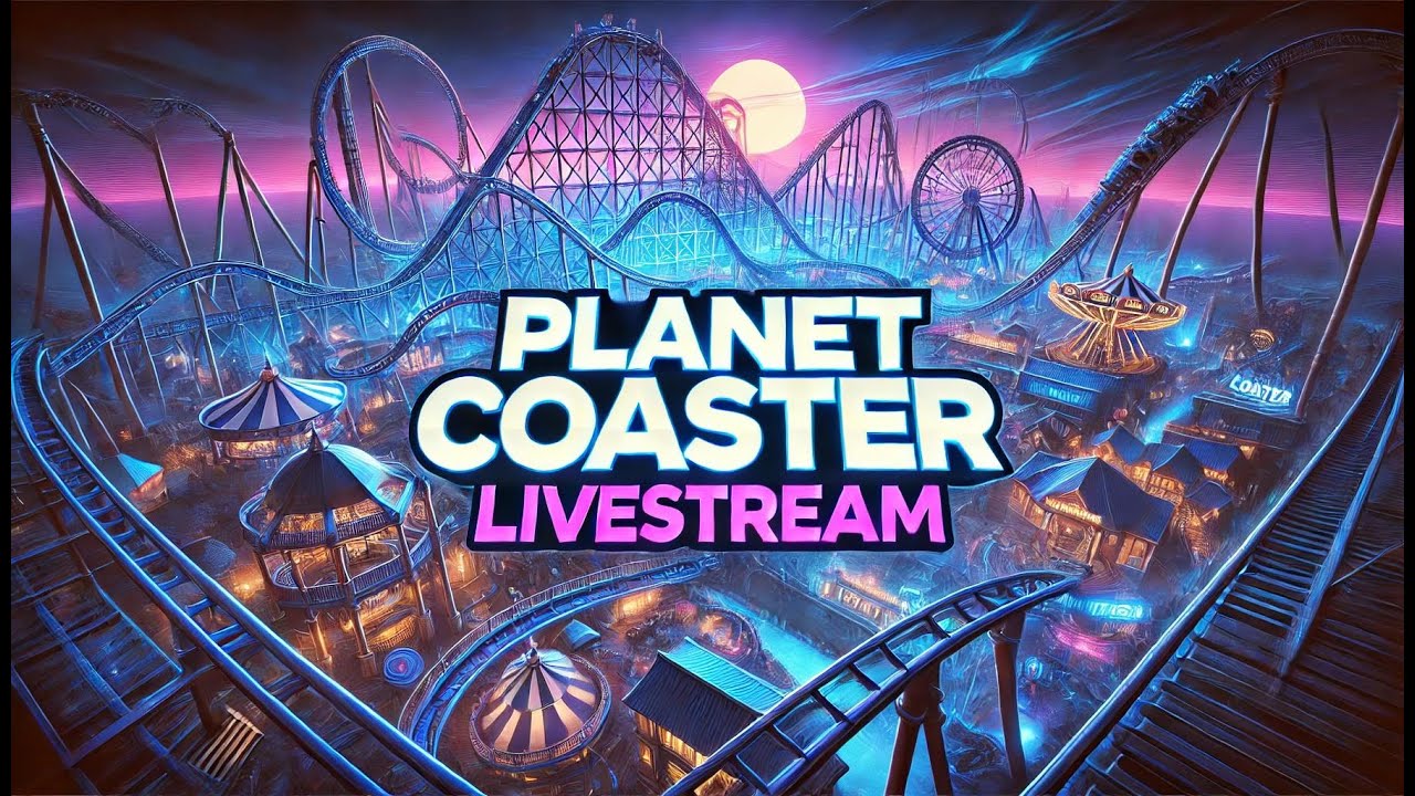 Planet Coaster live building - YouTube