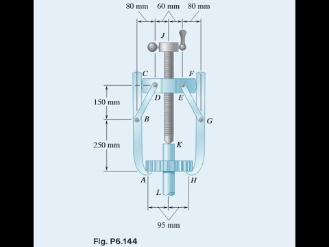 The gear-pulling assembly shown consists of a crosshead two grip and ...
