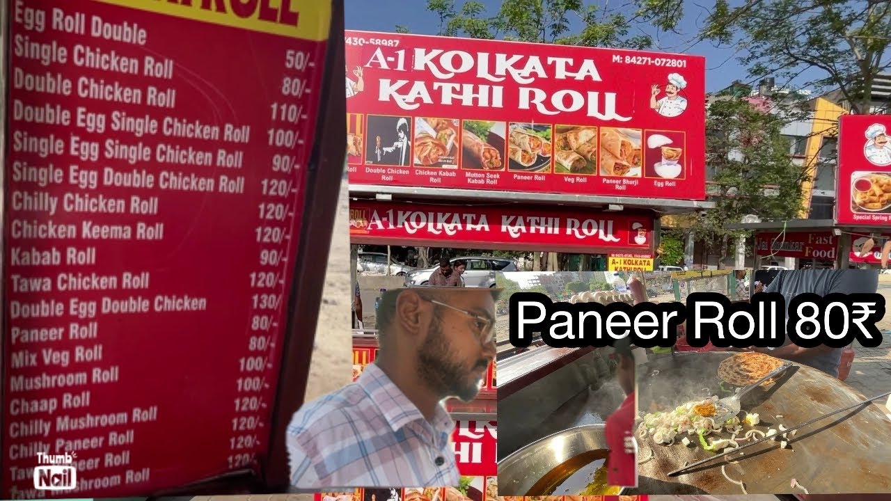 A-1 KolKata Kathi Roll ( Ranjit Avenu C block. Amritsar (Egg Roll ...