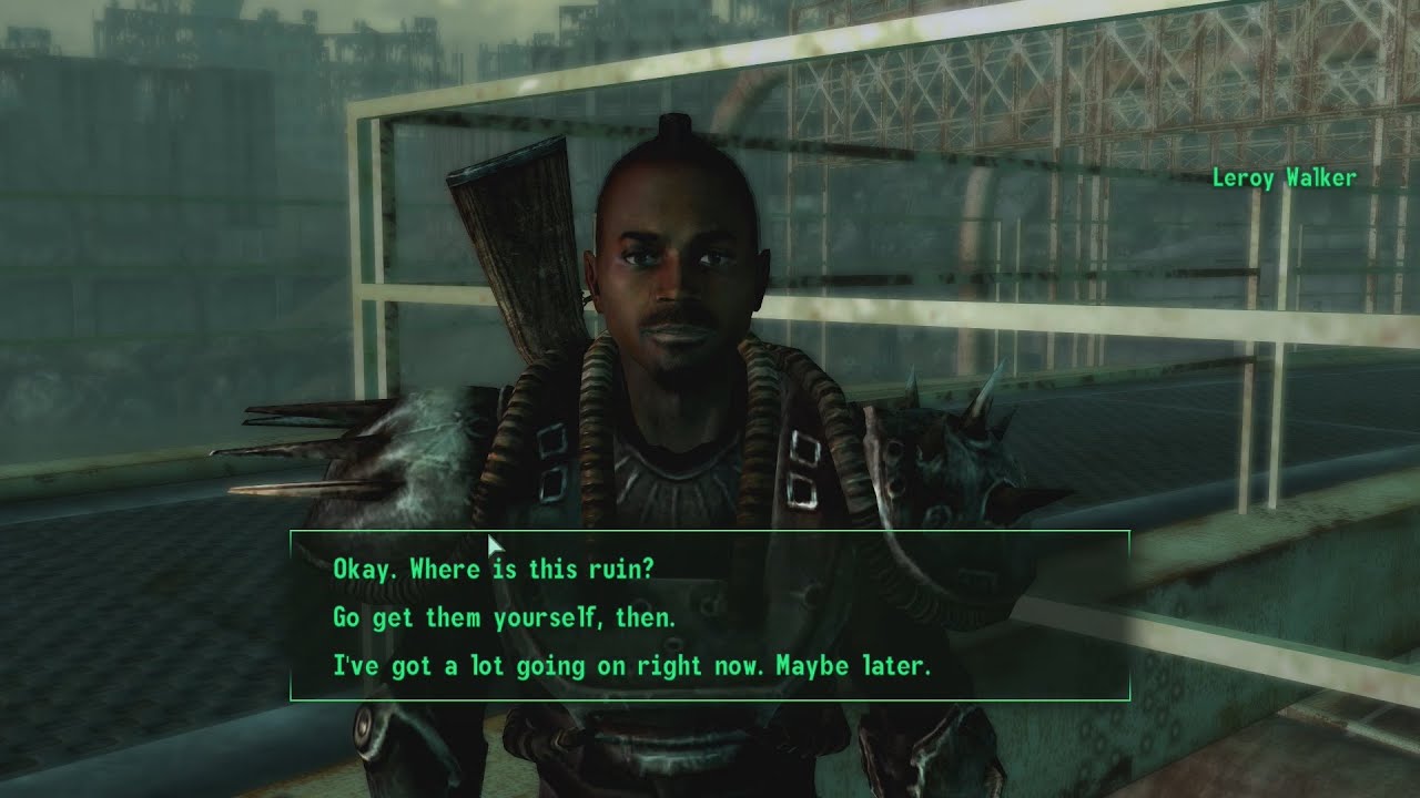 Only 10% of fallout 3 players know about this meeting - YouTube