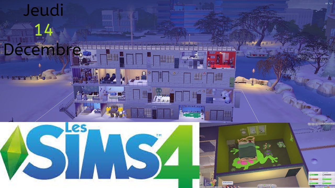 Calendrier de l'avent 2023 Disney et Pixar dans sims 4 14 🐸 - YouTube