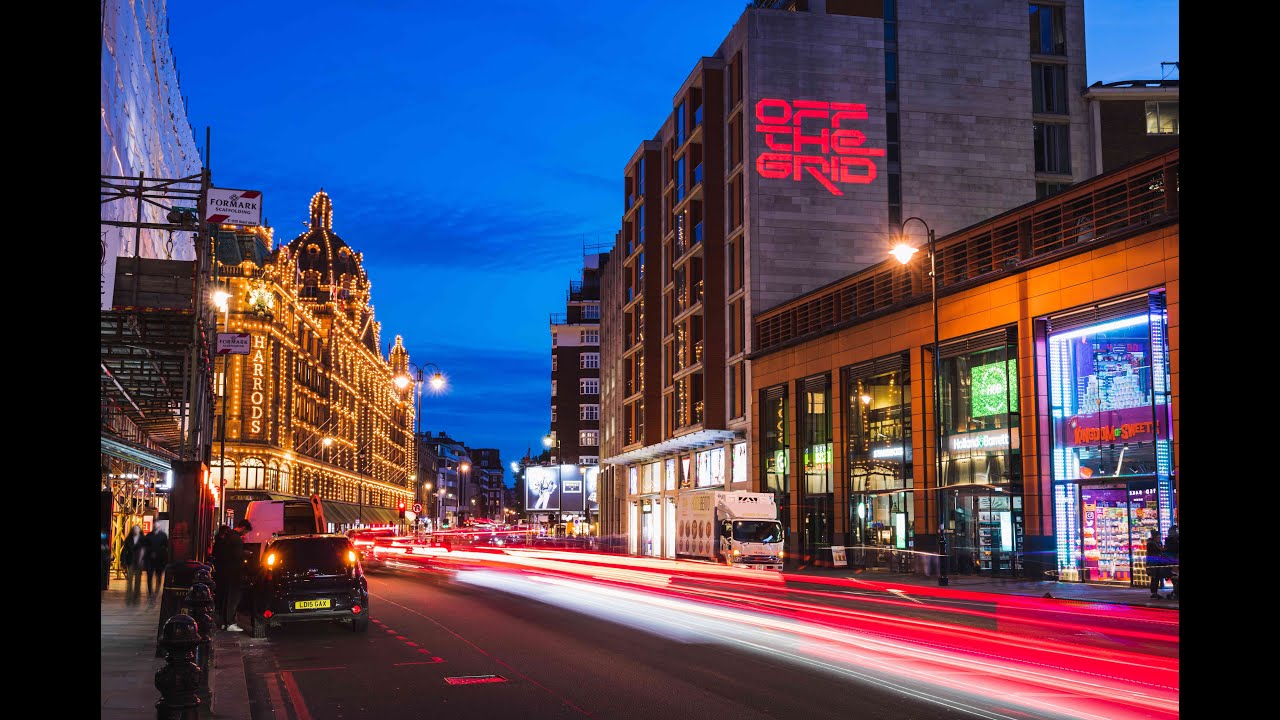 Off The Grid - Teaser Trailer Projections in London - YouTube