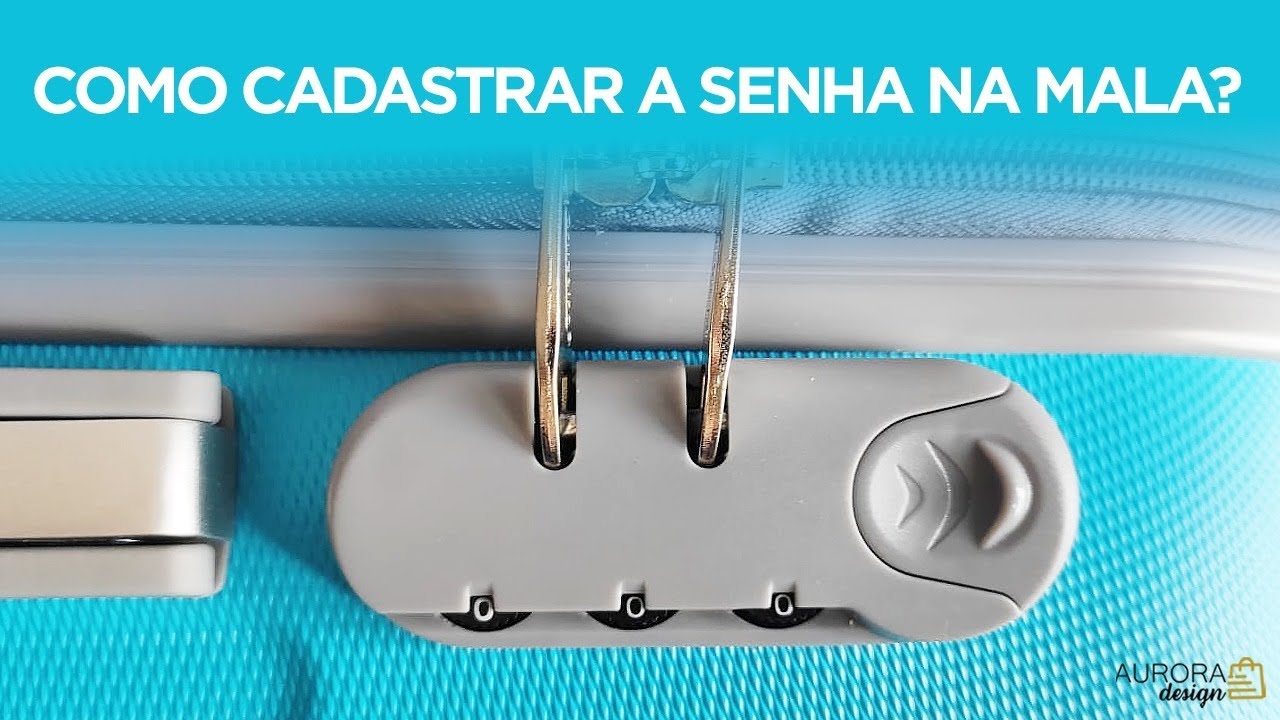 Como Cadastrar A Senha Na Mala - YouTube