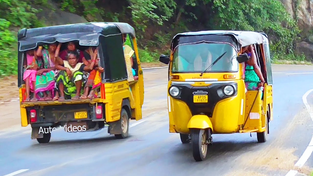Share Auto Rickshaw's Are Carrying People On Ghat Road | Share Auto ...