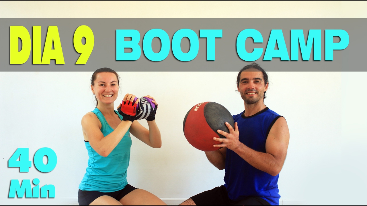 EJERCICIOS INTENSOS estilo BOOT CAMP 40 min | Día 9 TONIFICATE | MalovaElena - YouTube