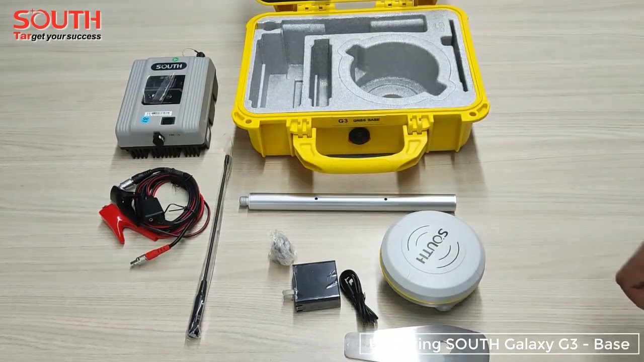 Sistema GNSS SOUTH Galaxy G3 - Unboxing - YouTube