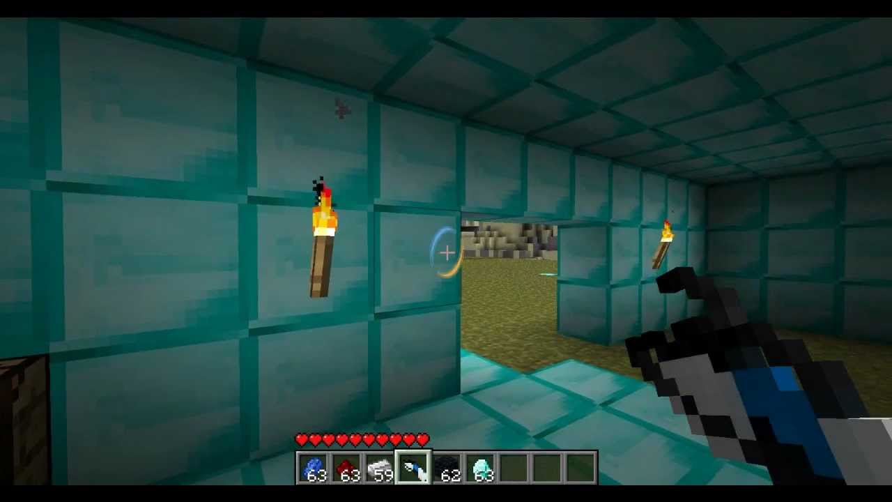 Minecraft Mods: Portal Gun! (Plus Turrets, Cubes, and Aerial Faith ...