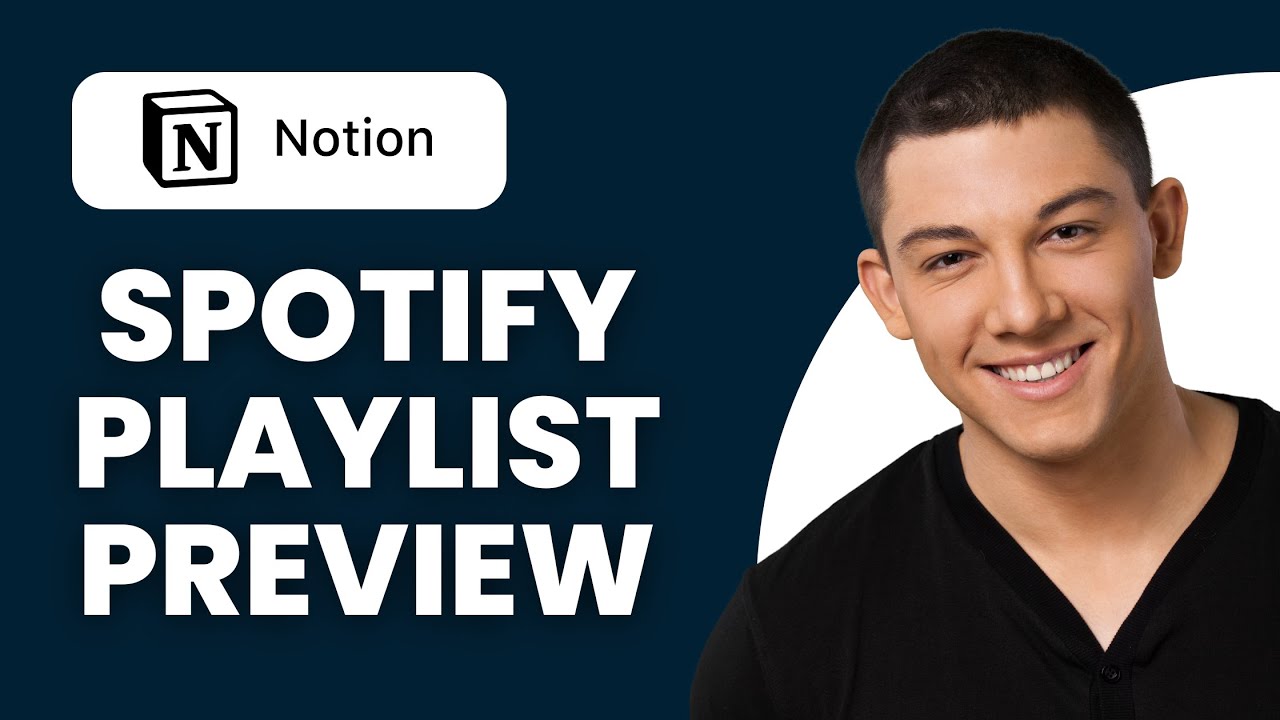 How to Add a Spotify Playlist Preview to Notion - YouTube