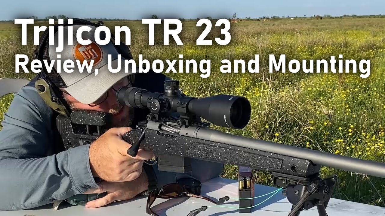 Trijicon AccuPoint 5-20x50 TR23 Scope Review and How to mount a scope ...