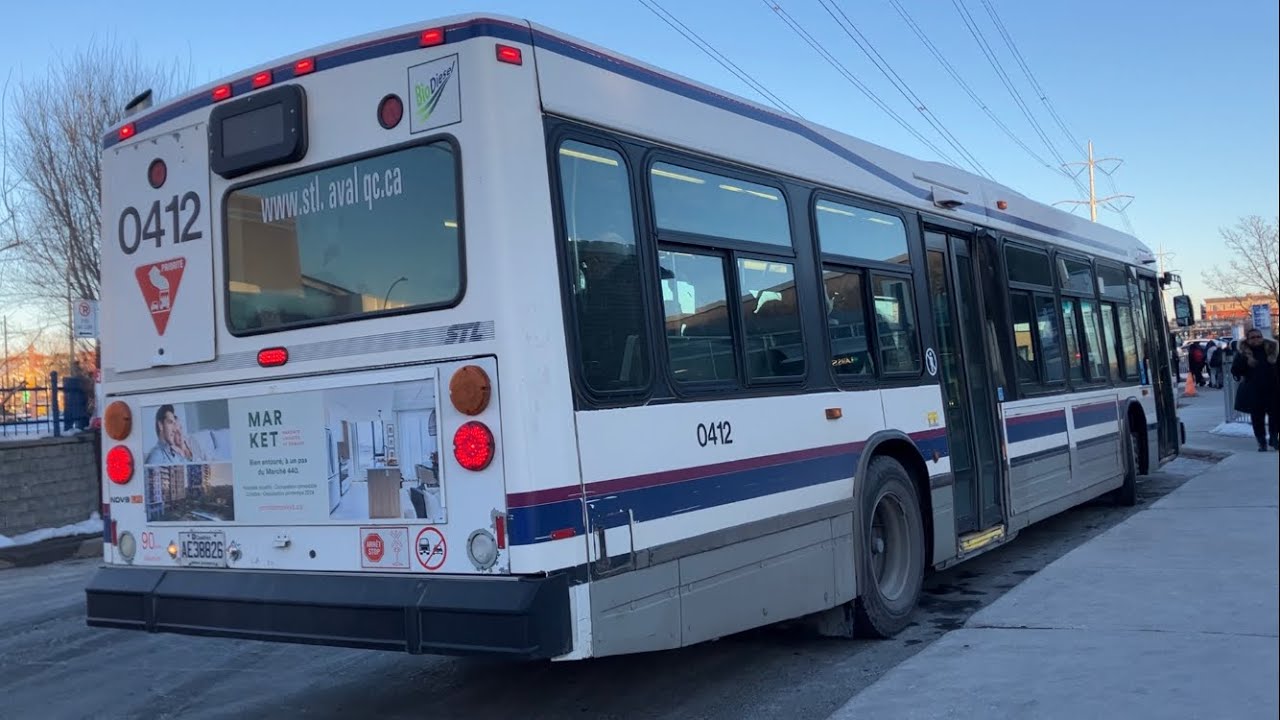 STL Bus # 0412 Sighting On The 925 Saint-François! (2004 NovaBUS LFS ...