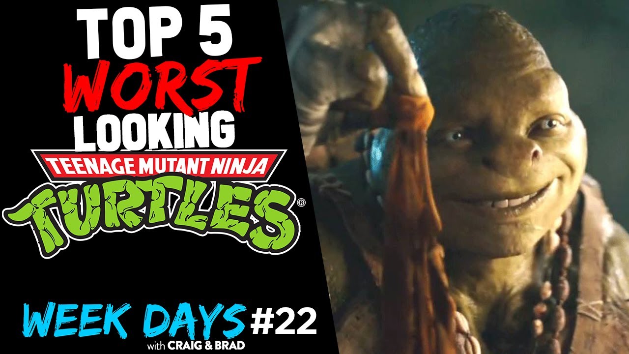 Top 5 WORST Looking Ninja Turtles (TMNT) | Week Days with Craig & Brad ...