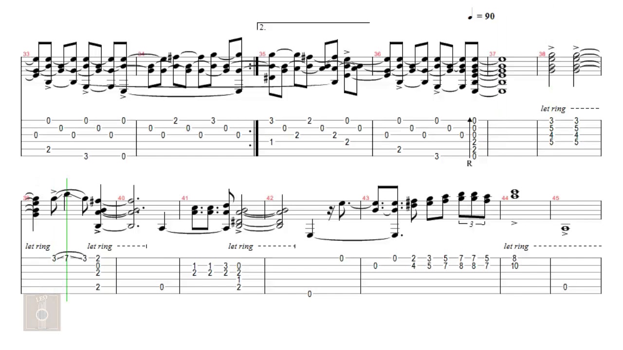Romance Guitar Chords