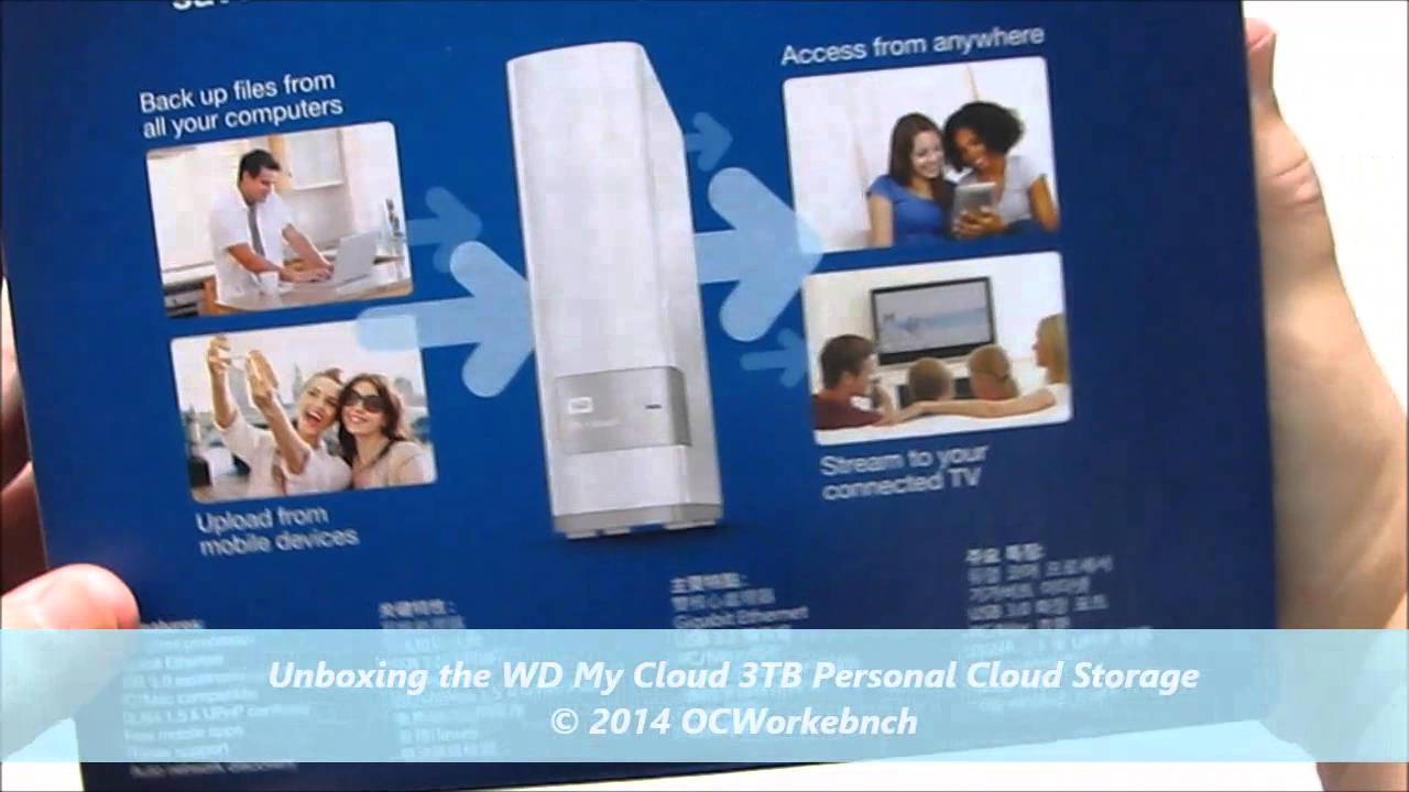 Unboxing the WD My Cloud 3TB Personal Cloud Storage device - YouTube