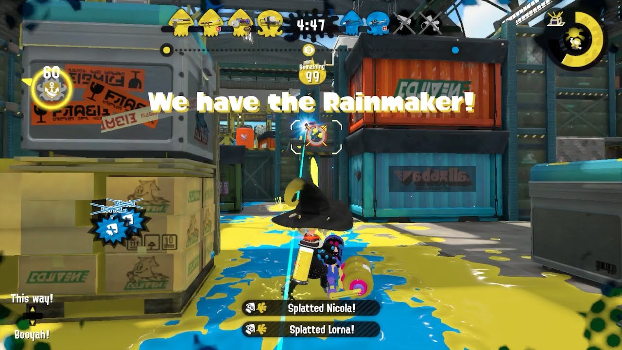 Splatoon 2: Tracking with Thermal Ink in League Rainmaker [15(1)-7 ...