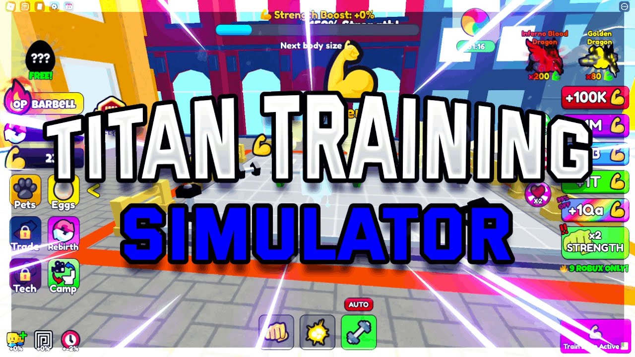 Titan Training Simulator (i get massive) - YouTube