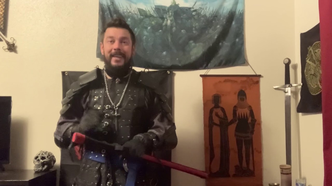 SCA combat rattan sword build - YouTube