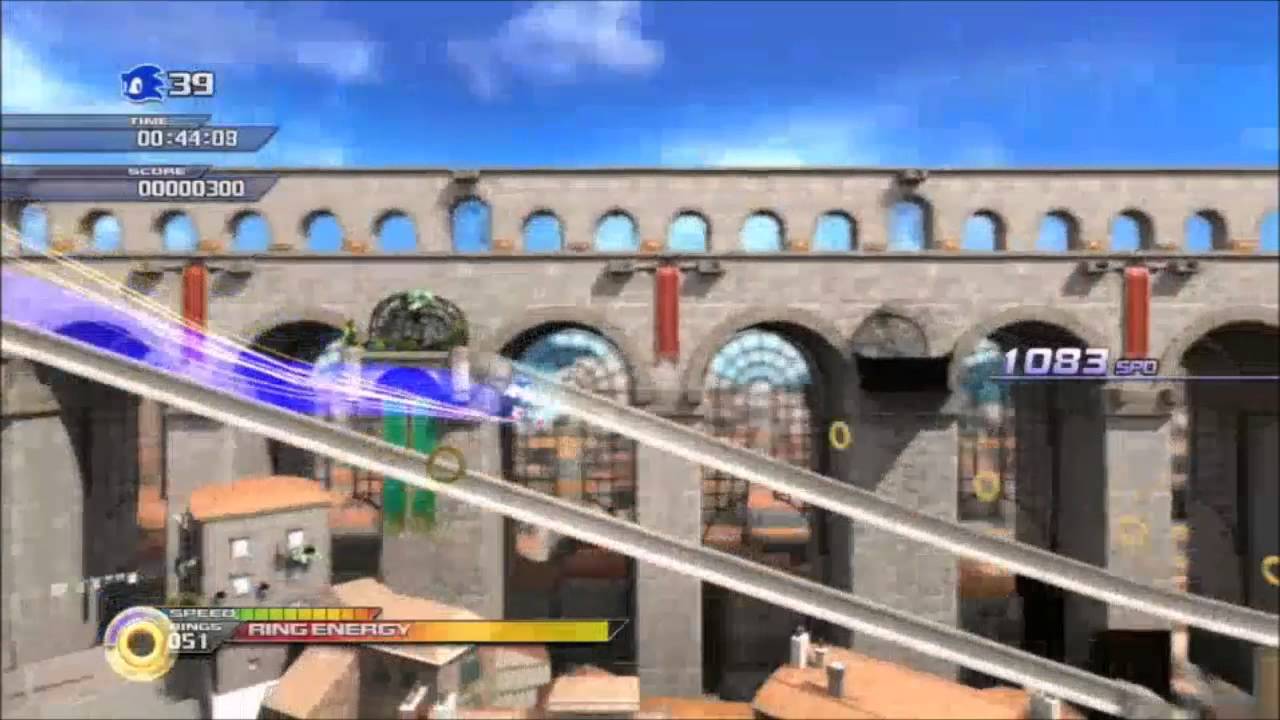 Sonic Unleashed Rooftop Run Act1 Speedrun 01:15:93 - YouTube