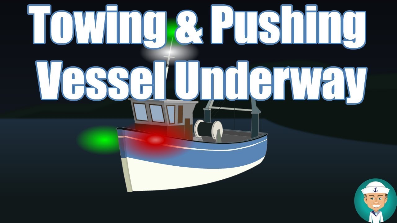 Towing and Pushing of a Vessel Underway - YouTube