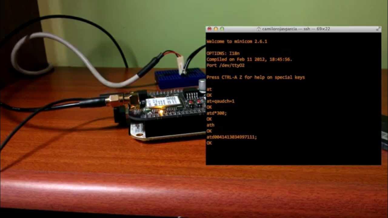 BeagleBone Tracking Cape: Making calls (part 1) - YouTube
