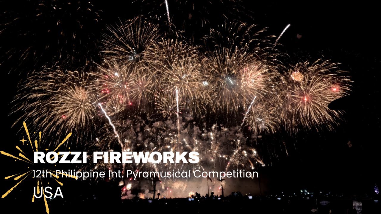 TEAM USA | Rozzi Fireworks | 12th Philippine Int. Pyromusical ...