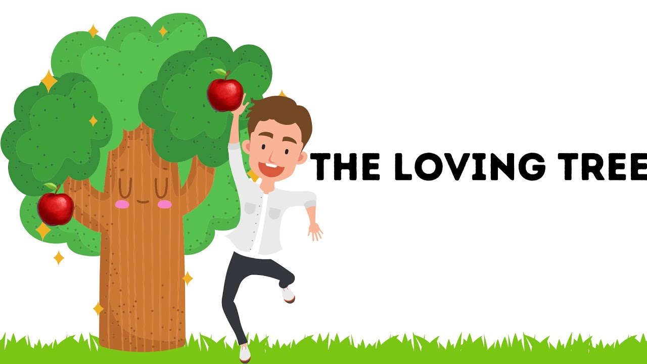 The loving tree - English short story with illustrations for kids - YouTube