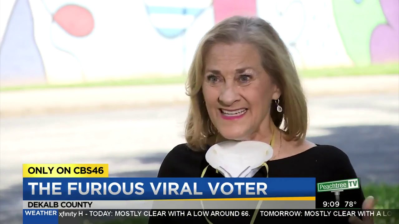 Angry voter vents anger over polling problems - YouTube