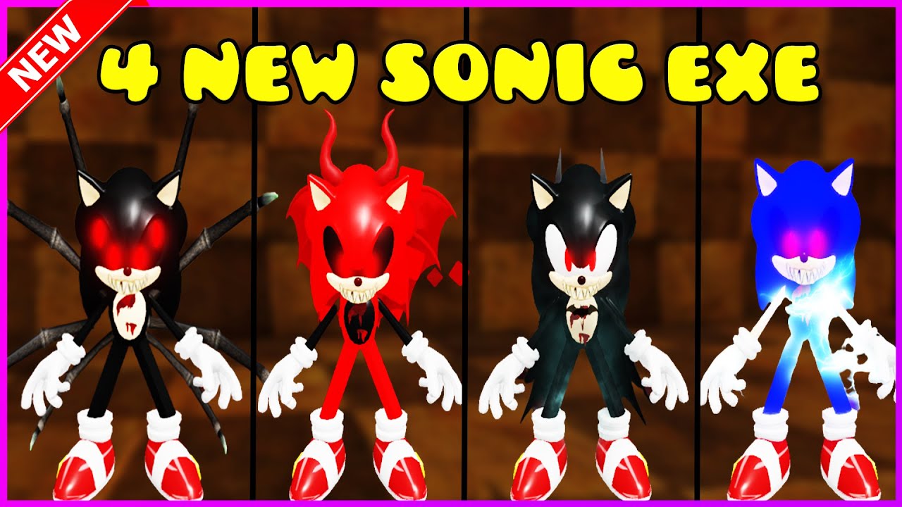 Find The Sonic EXE Morphs - 4/5 NEW SONIC EXE - UPDATE - ROBLOX - YouTube