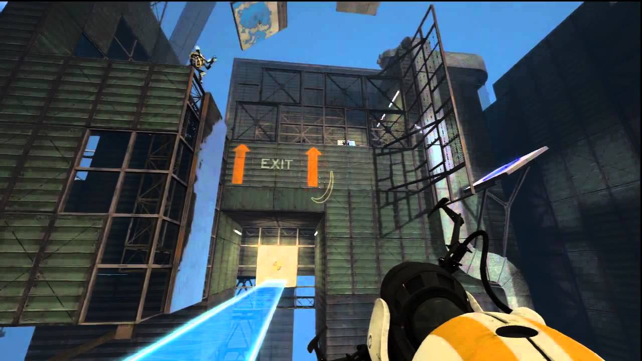 Portal 2 Co-op Walkthrough Part 19 - Mobility Gels - YouTube
