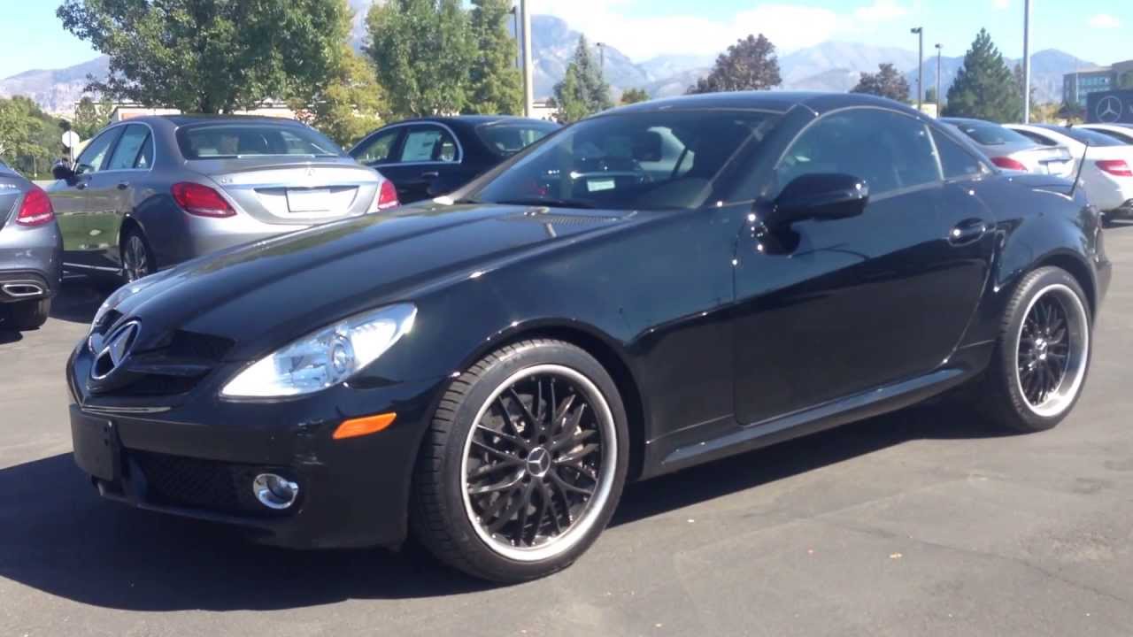 Mercedes-Benz 2009 SLK350 9F191271 | Mercedes-Benz of Lindon - YouTube