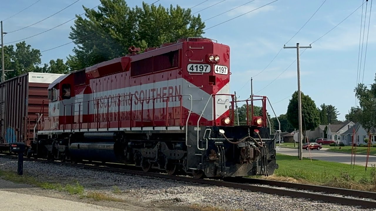 CNW Dash 9!!! UP’s Butler Yard & Chasing WSOR L593 from Horicon, WI to ...