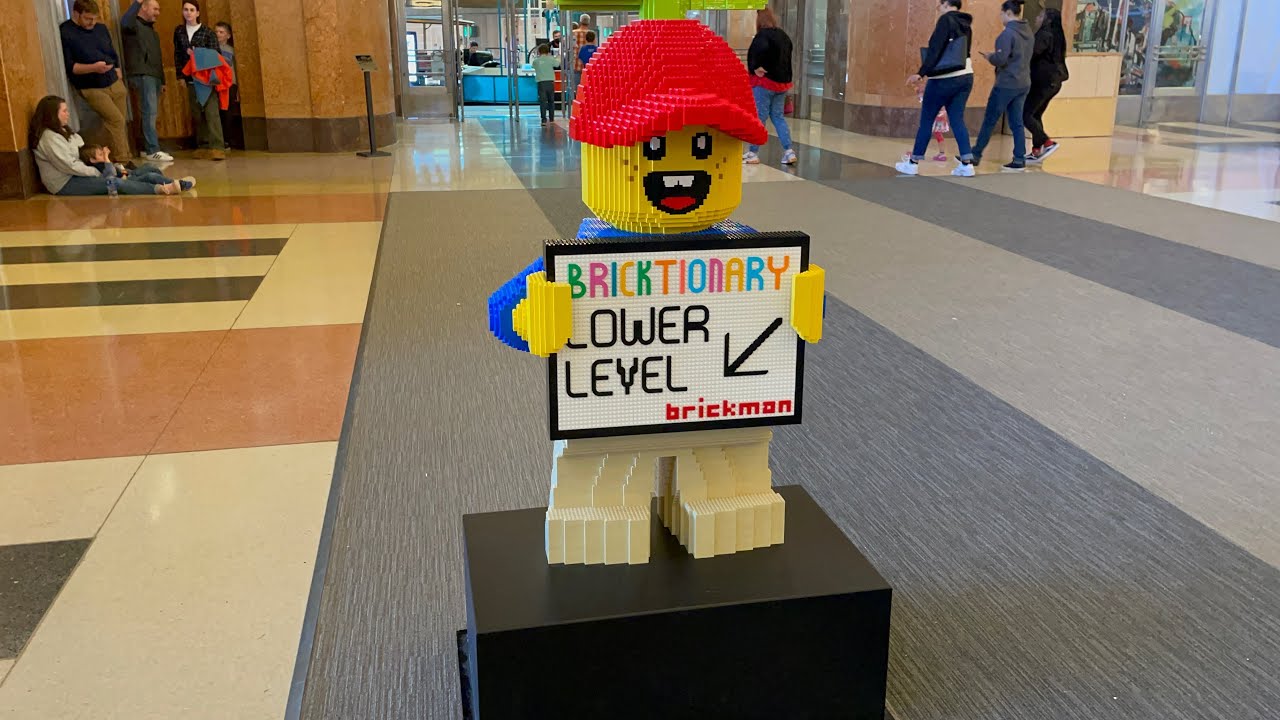 Bricktionary LEGO Exhibit, Cincinnati Museum Center, Ohio - YouTube