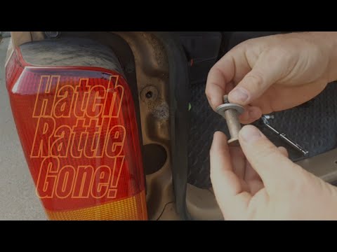 Get rid of that back hatch rattle ! - YouTube