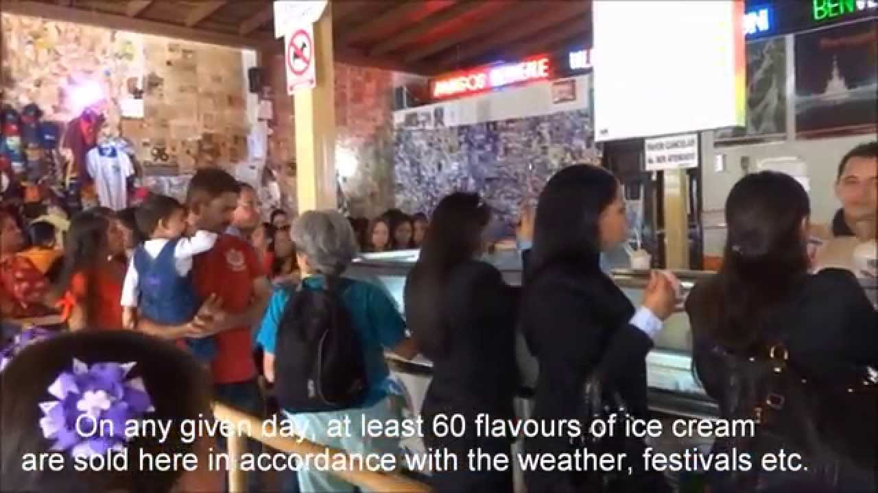 Heladería Coromoto: 1000-Flavoured Ice Cream Shop - YouTube
