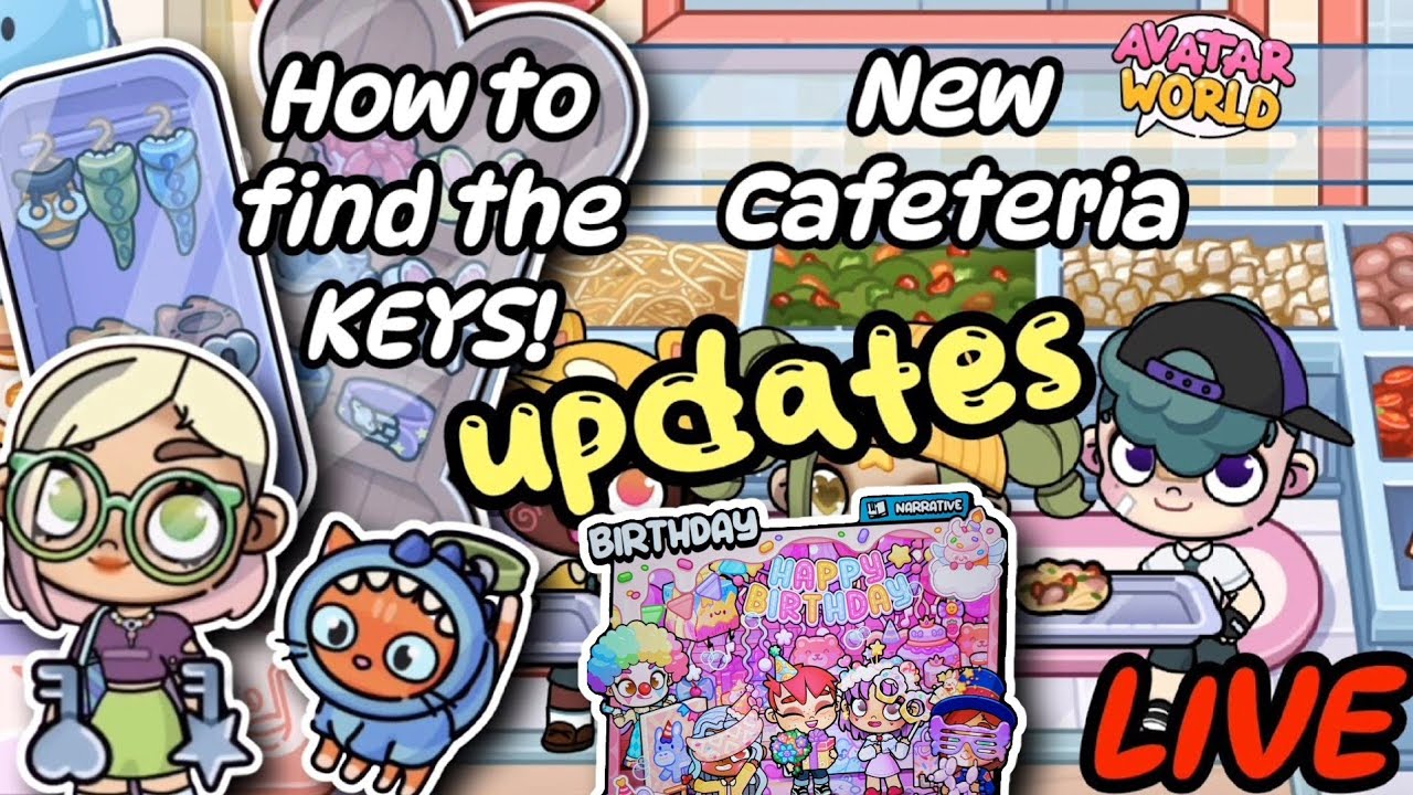 AVATAR WORLD UPDATE - KEYS, Secrets! Everyone's Toy Club is live! - YouTube