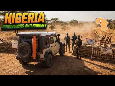 Nigeria Roadblocks and Bribery Exposed (Hidden Cam) | Epic 3-Year Africa Circumnavigation Part ...