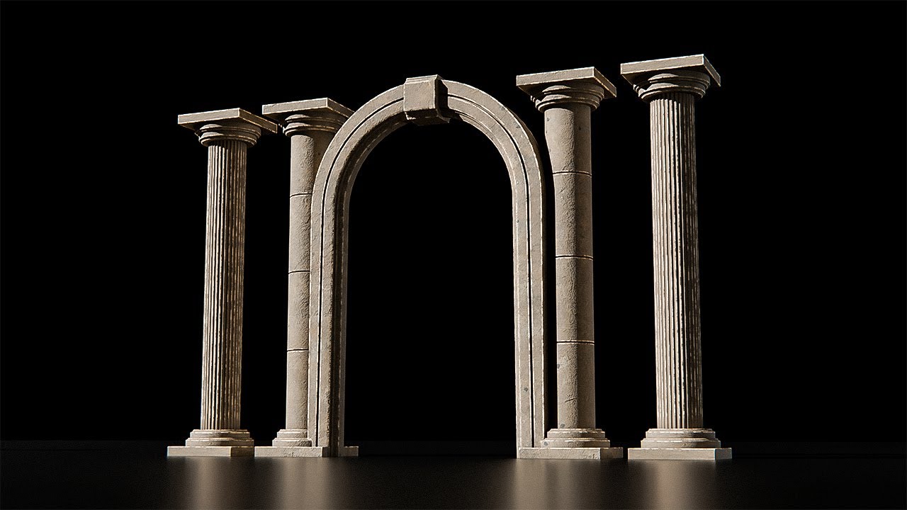 Creating a Simple Archway in Blender - YouTube