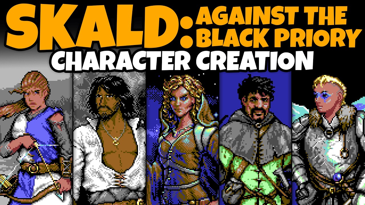SKALD: Against the Black Priory Character Creation (Male & Female, All ...