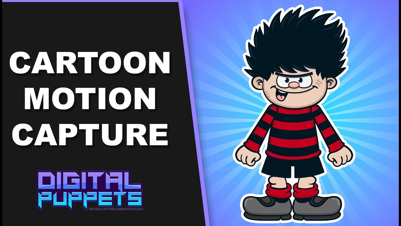 Cartoon motion capture | Beano Dennis the Menace Demo - YouTube