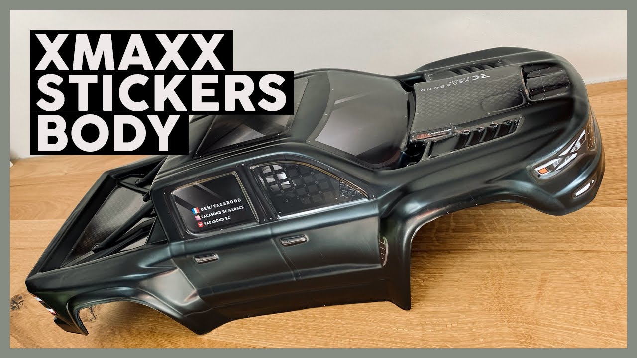 TRAXXAS XMAXX 8S - STICKERS RAM BODY - YouTube