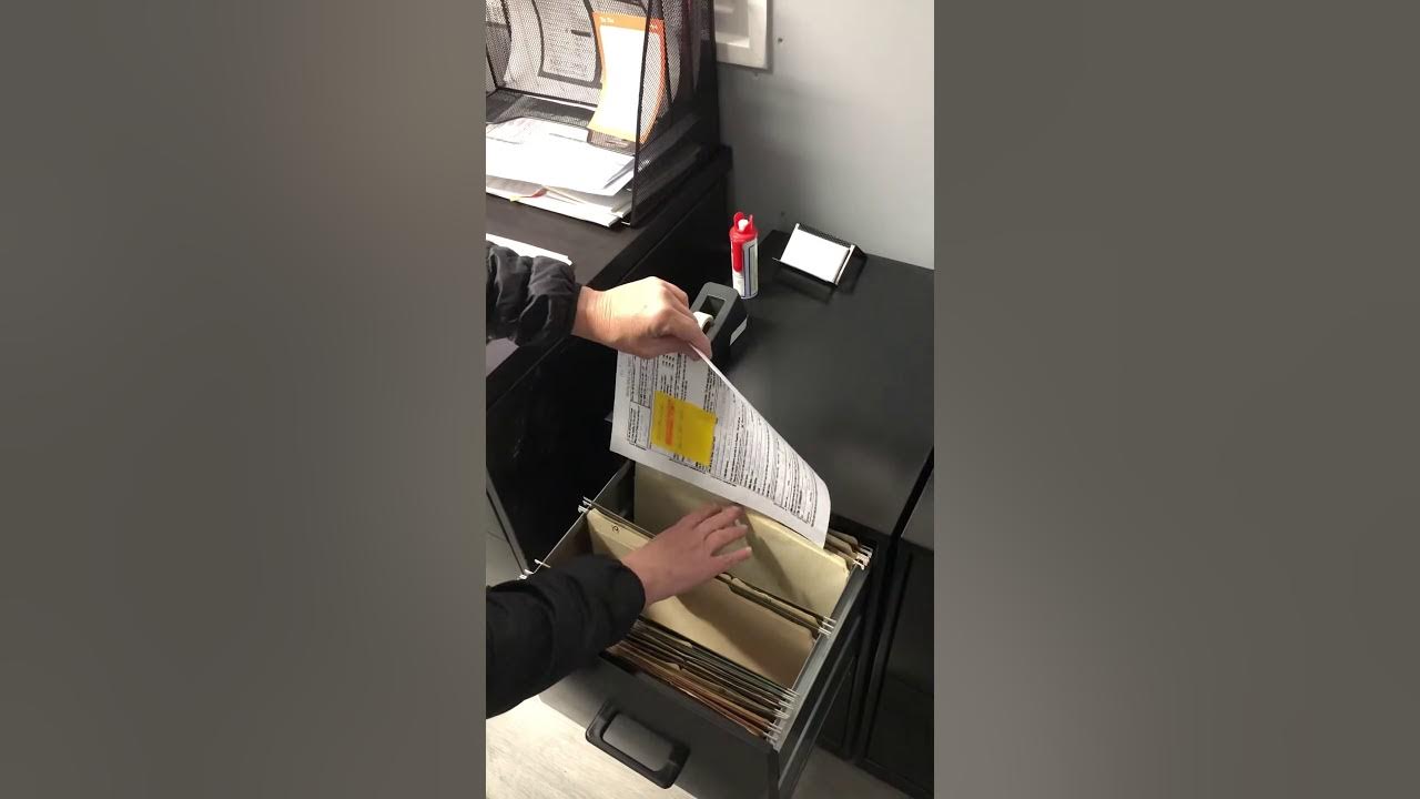 Process of how to use a Tickler File System - YouTube