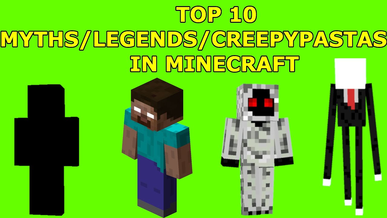 Top 10 Minecraft Myths/Legends/Creepypastas - YouTube