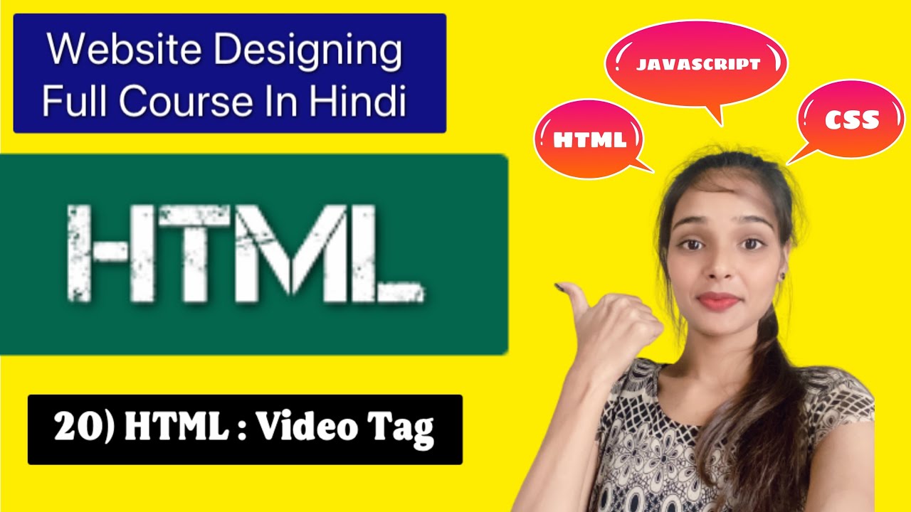 HTML : Video Tag || Web Development Tutorial in Hindi || Website ...