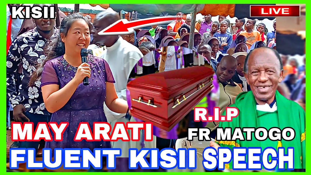 simba arati wife fluent speech in kisii at father jeremiah matogo ...