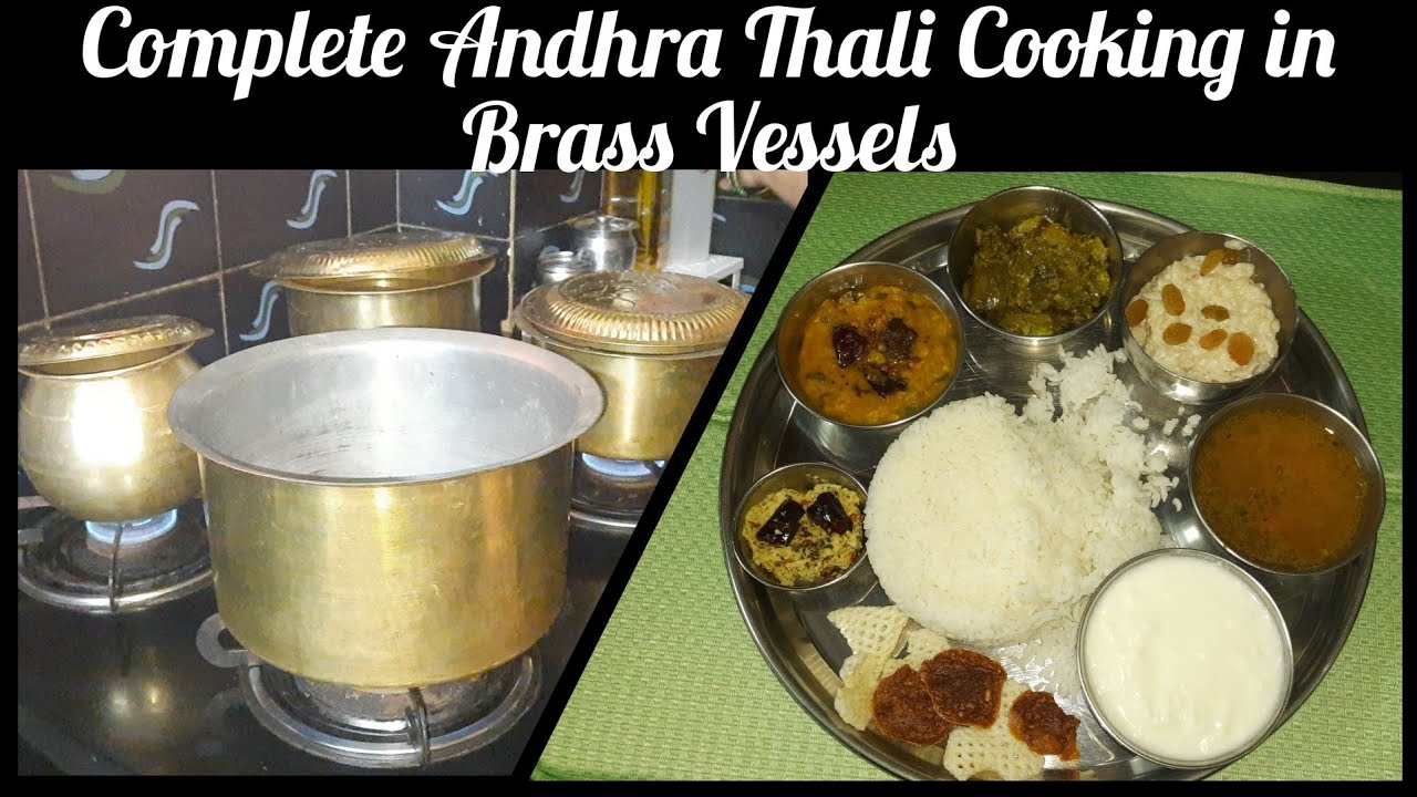 Cooking in Brass Vessels Healthy & Tasty /అన్నీ ఇలా ready చేసుకుంటే ...