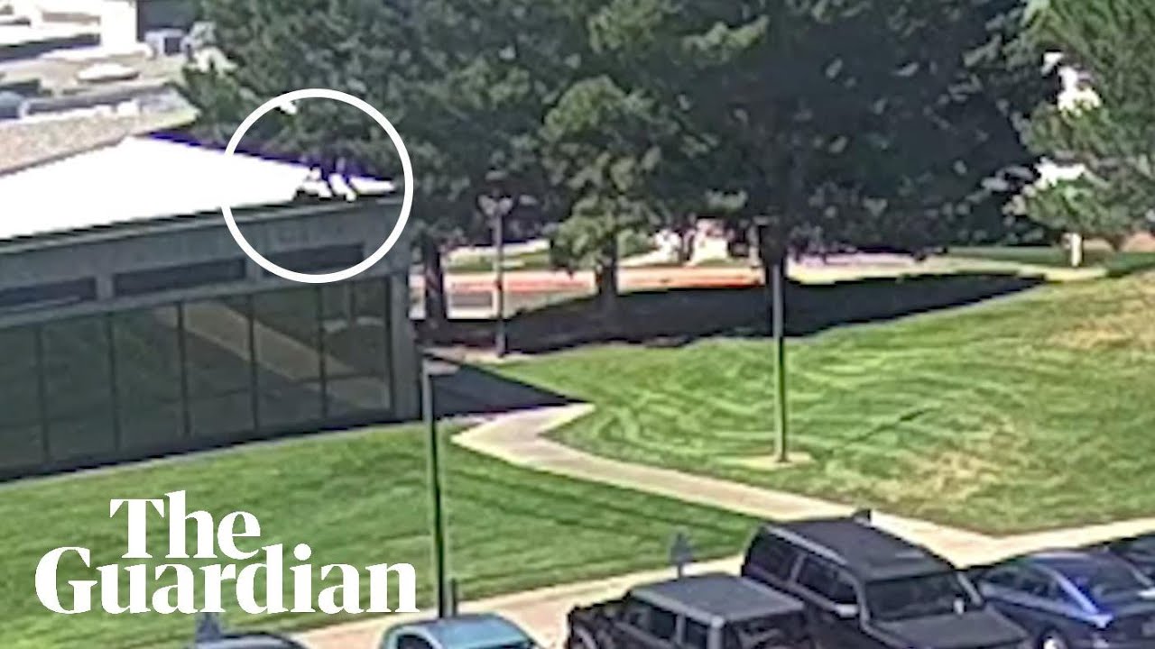 Utah officials show new video of suspect fleeing roof in Charlie Kirk ...