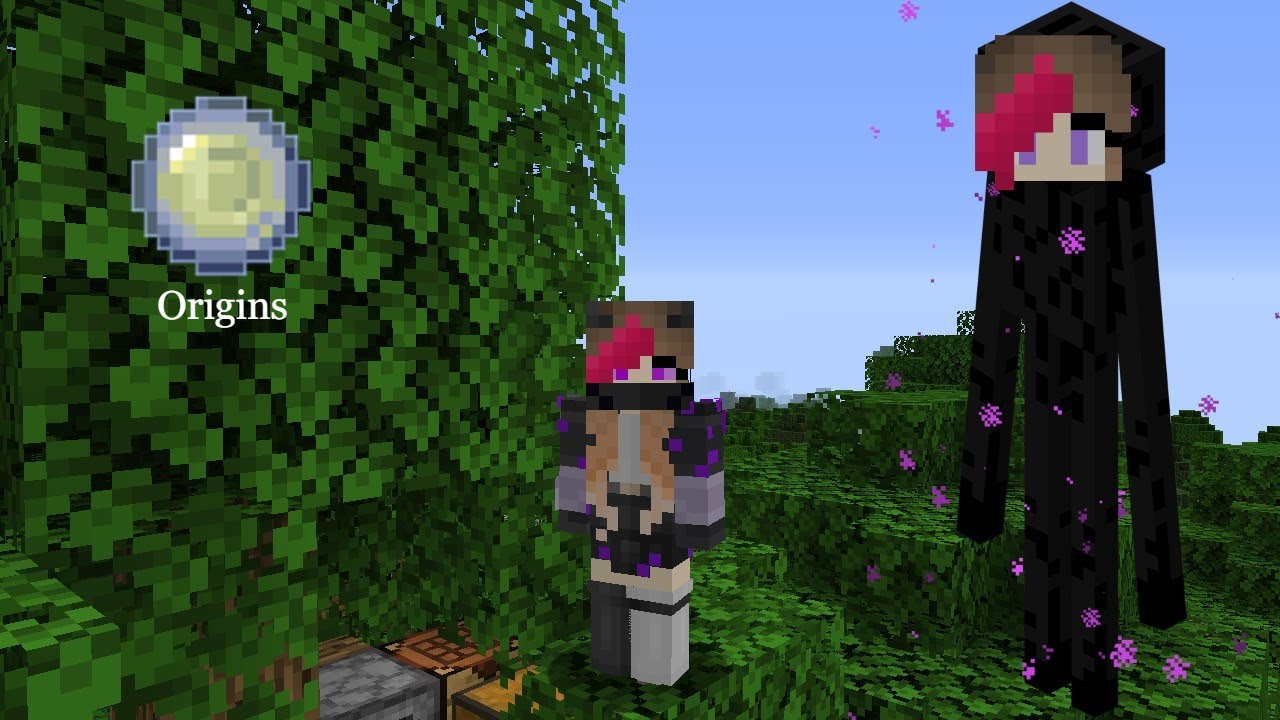 Playing as an Enderian with the Origins Mod - YouTube