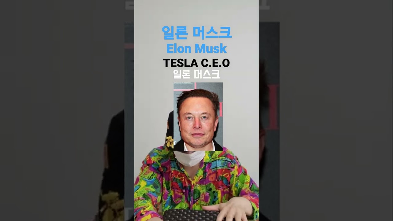 '일론 머스크'의 노래 (Elon Musk Song TESLA C.E.O) - YouTube