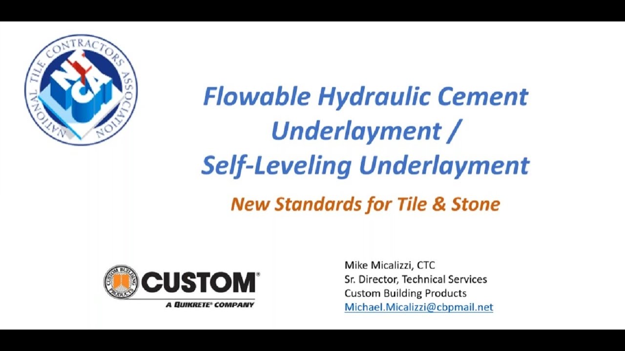 Flowable Hydraulic Cement Underlayment/Self Leveling Underlayment New ...