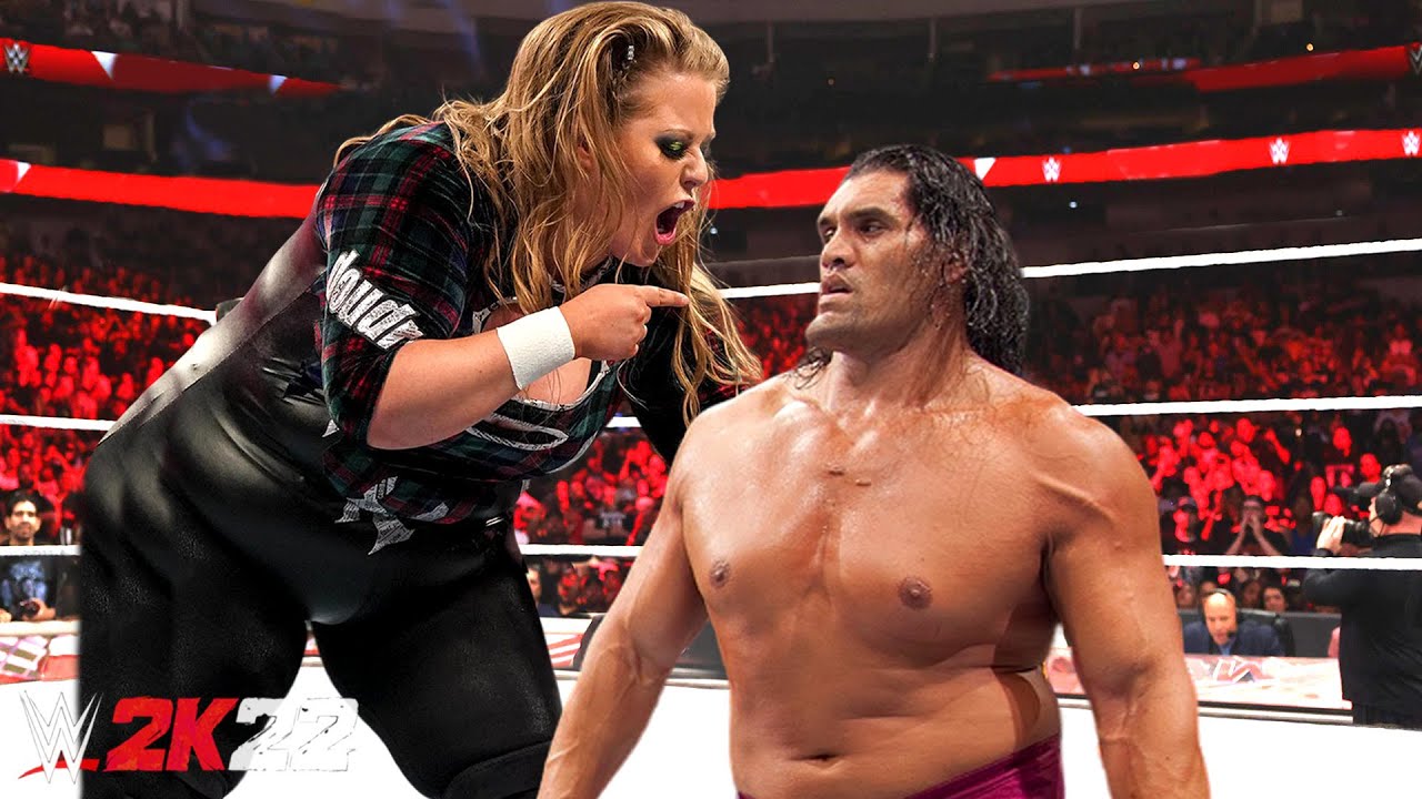 The Great Khali vs Doudrop - YouTube