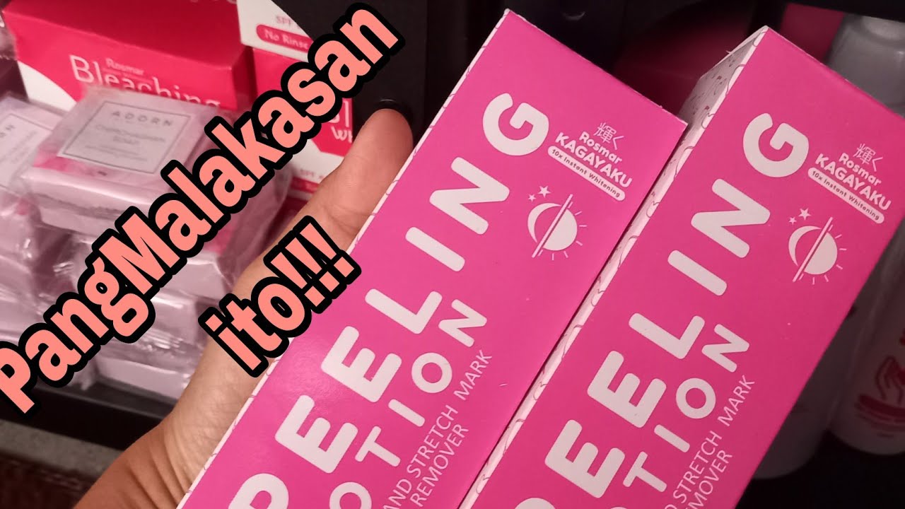 GUSTO MO.BA MA.EXPERIENCE NA MAMALAT ANG IYONG SKIN... ROSMAR PEELING ...